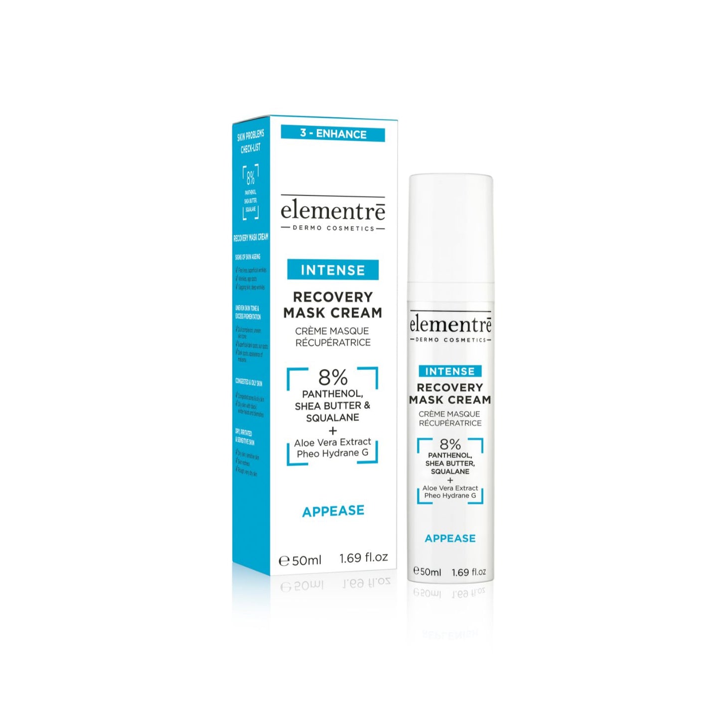 8% PANTHENOL, SHEA BUTTER & SQUALANE - INTENSE RECOVERY CREAM ...